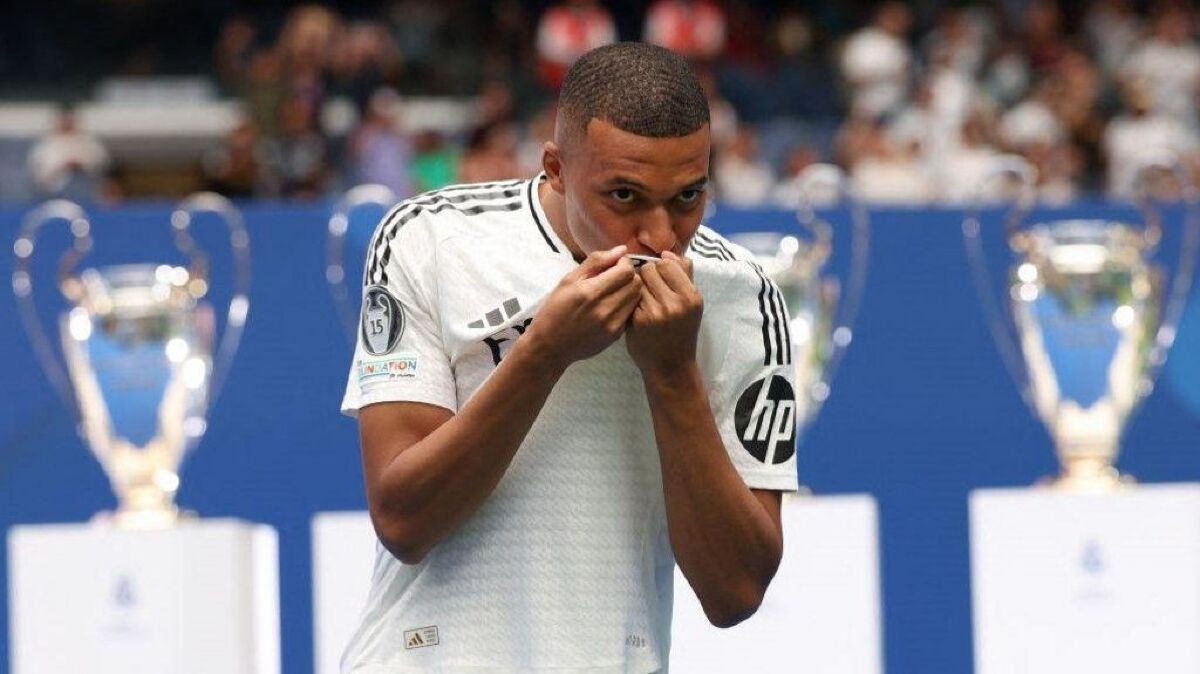 Mbappé realiza sonho, é apresentado pelo Real Madrid e promete 'dar a ...